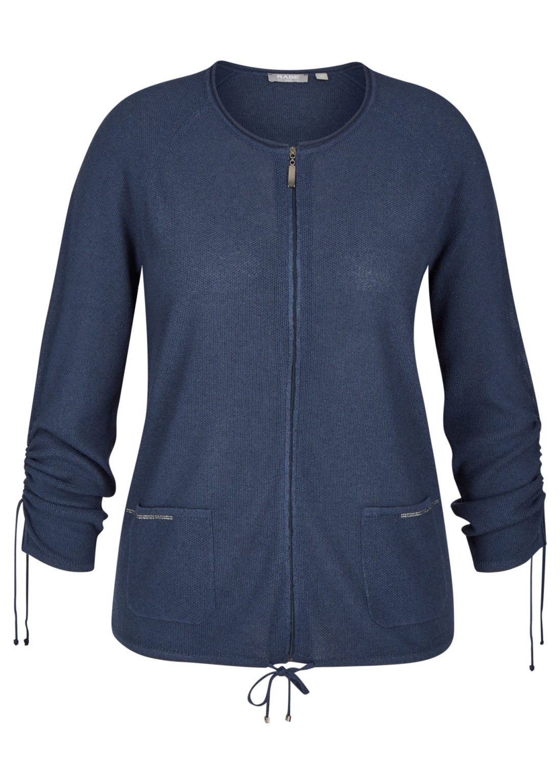 Steingrube Mode | RABE Elements- sportive Strickjacke- Jeansblau